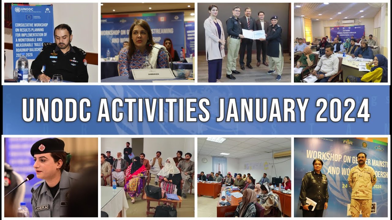 UNODC Country Office Pakistan Activities During the Month of January ...