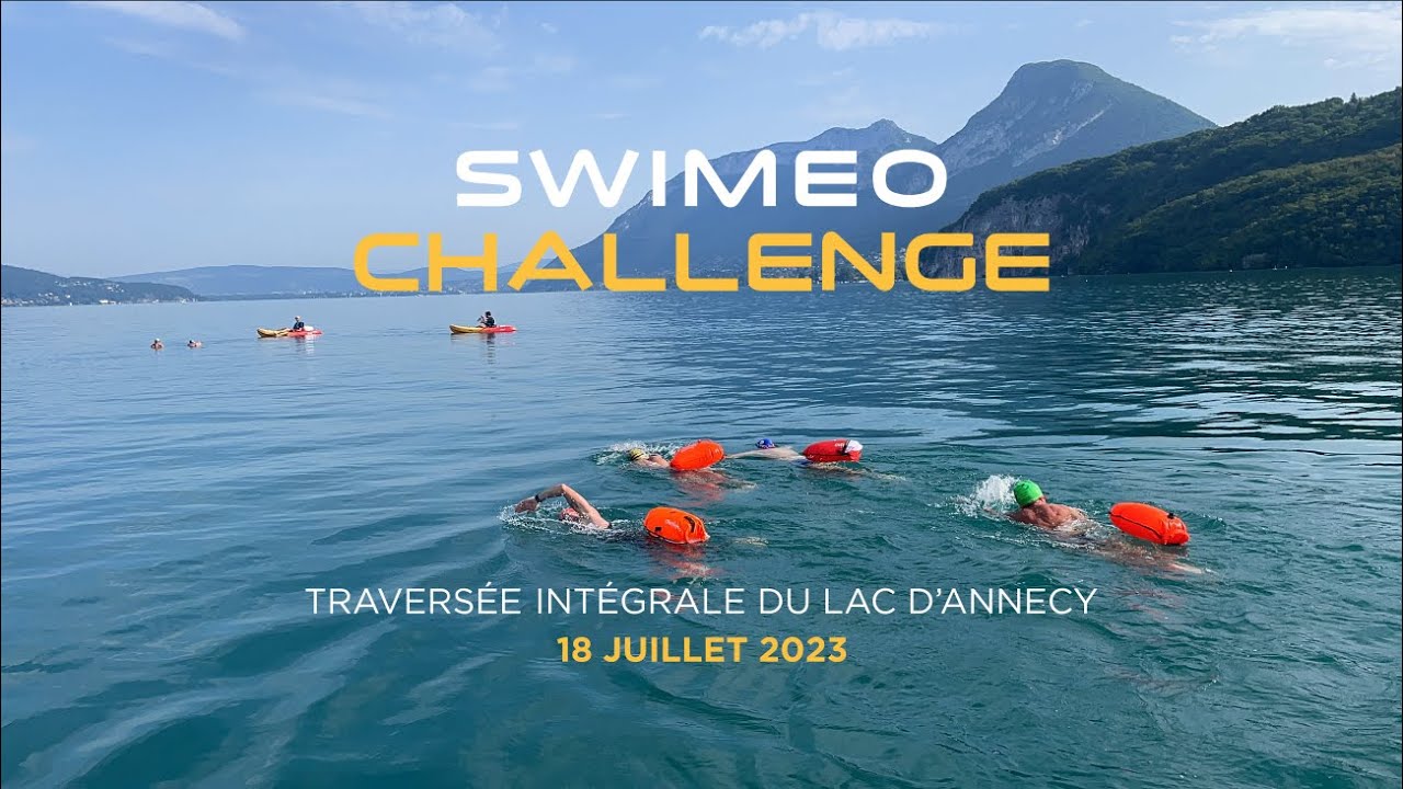 Traversée intégrale à la nage du Lac d'Annecy - YouTube