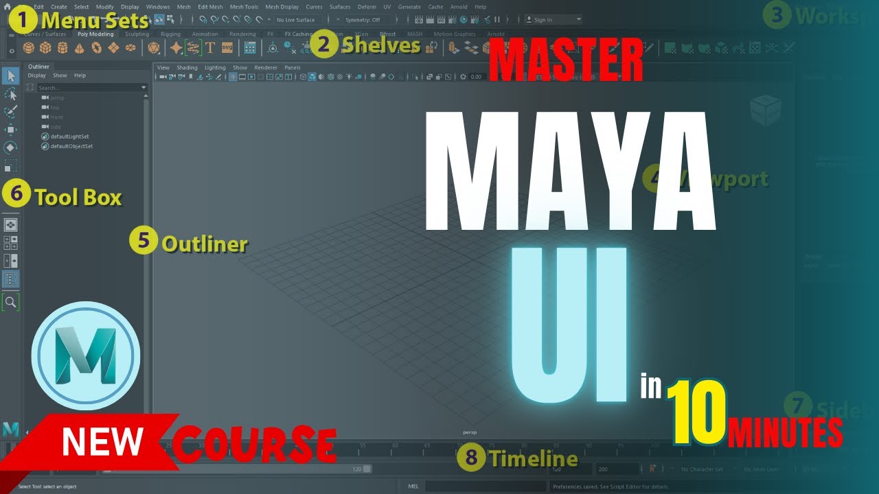 Maya Tutorial for Beginners: Master the User Interface in 10 Minutes ...