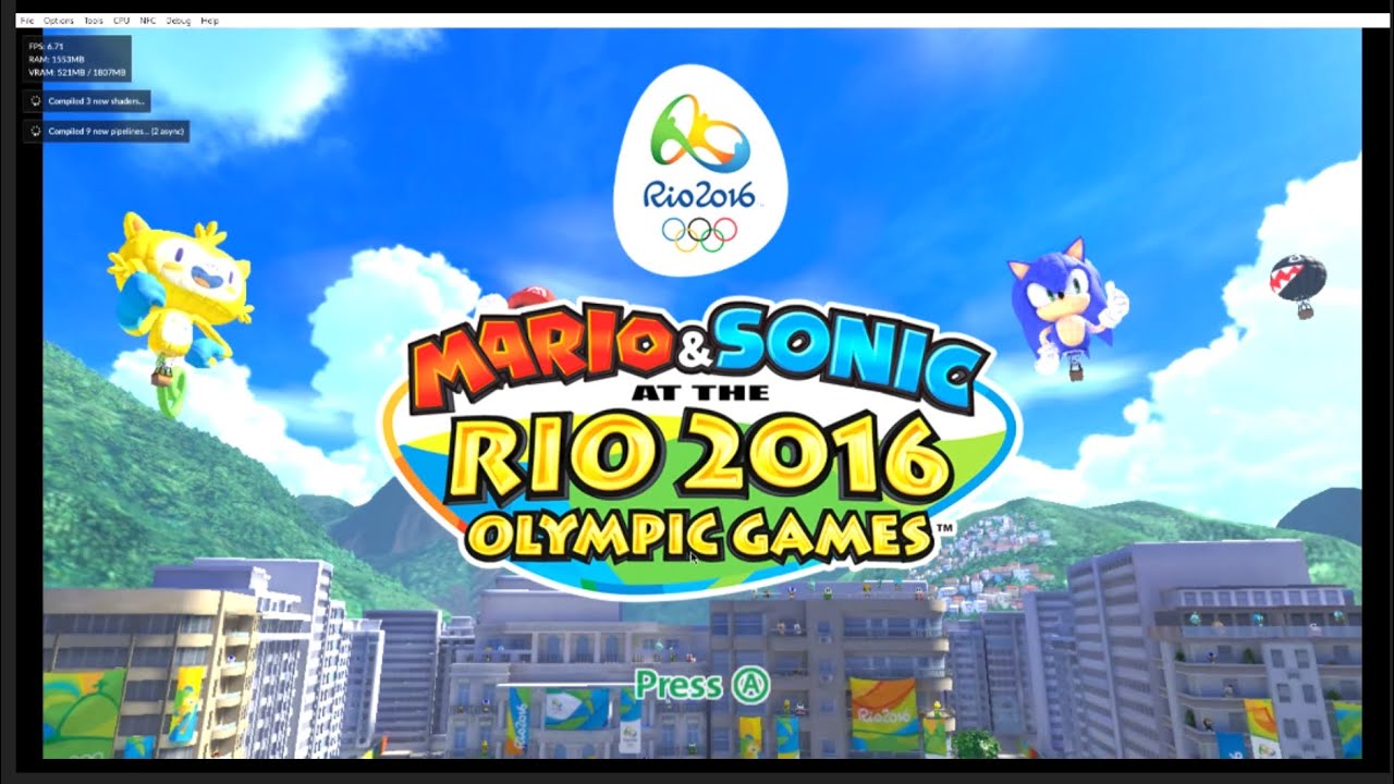 Mario and Sonic at the Rio 2016 Olympic Games Gameplay Test Wii U Cemu ...