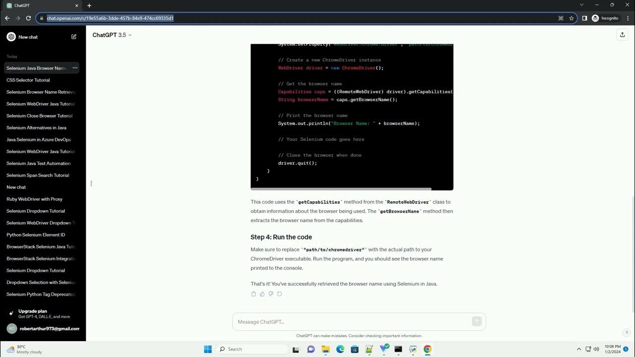 Get Browser Name In Selenium Java Youtube