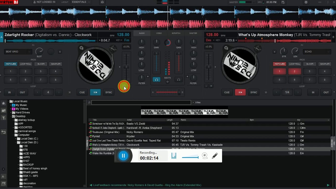 DJ VISHAL_official|NONSTOP EDM REMIX |VirtualDJ mix|Virtual DJ 2020 ...