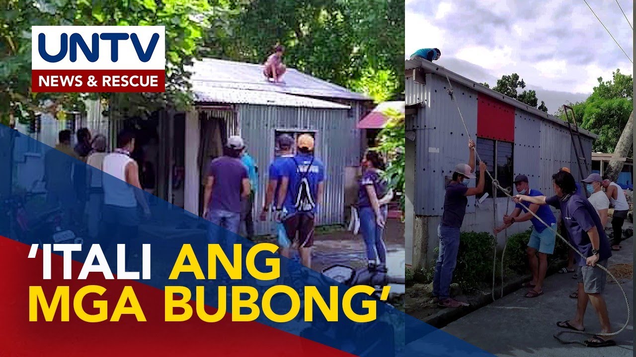 PDRRMO-Batanes, ipina-secure sa mga residente ang mga bubong at bangka ...