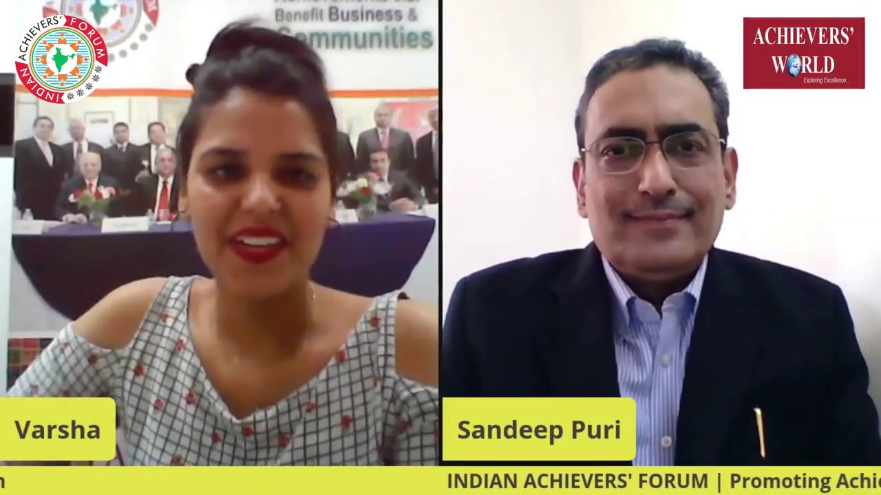Interview of Awardee | Mr. Sandeep Puri | Indian Achievers' Forum - YouTube