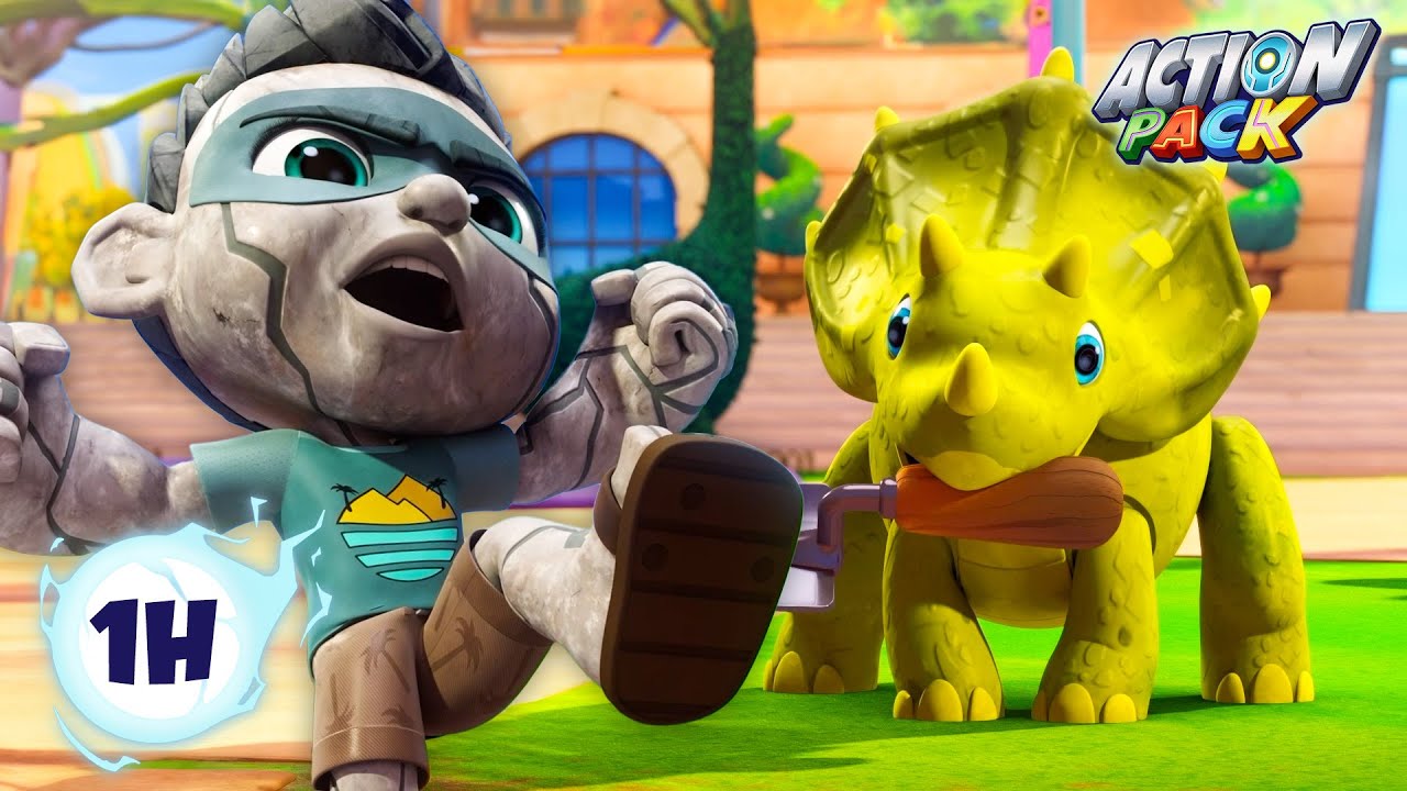 Mason's First Day | 1 HOUR of Action Pack🦸‍♀️ | Superhero Cartoons for ...