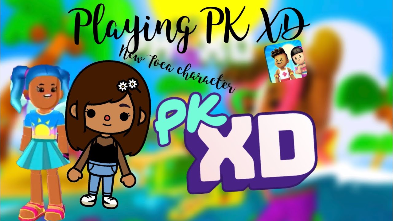 Playing pk XD | new Toca character | Toca Shimmer - YouTube