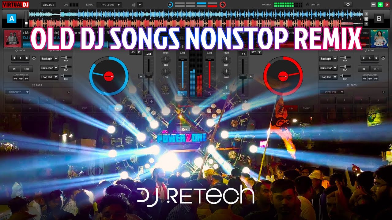 Old DJ Songs NonStop Remix | Live Mixing in VirtualDJ | Retro Songs ...