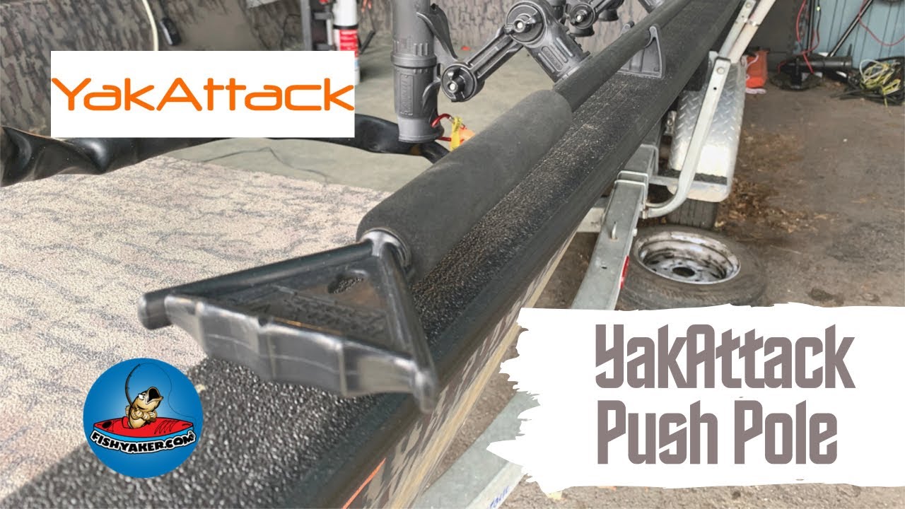 Jet Bass Boat Push-Pole / Stake-Out Pole - YakAttack ParkNPole - YouTube