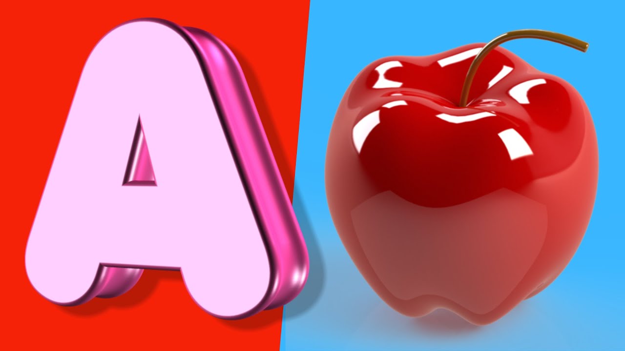 A for apple B for Ball | Abcd | Alphabet phonics song| Nursery Rhymes ...
