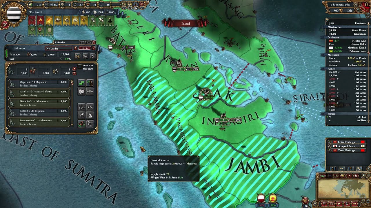 Europa Universalis IV (EU4) Art of War Let's Play - Trebizond - #92 ...