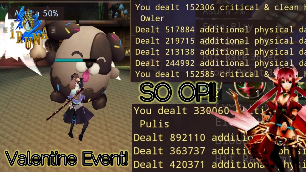 [Showcase] Samurai V1.0 + New Valentine Event - Iruna online - YouTube