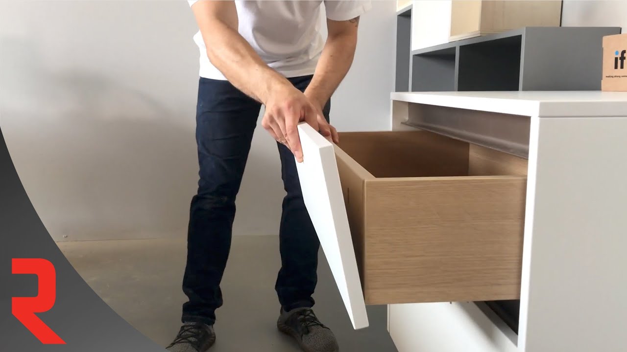 PEANUT Jig - Fitting a Drawer Fascia - YouTube