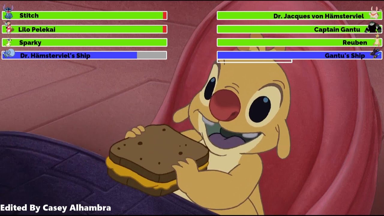 Stitch! The Movie (2003) Final Battle with healthbars 2/2 - YouTube