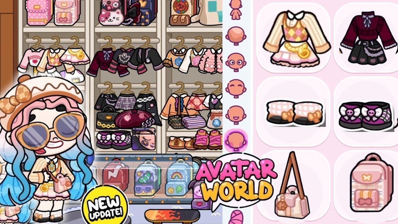 New Item and clothes in Avatar World 🌍 Tutorial #avaworld - YouTube