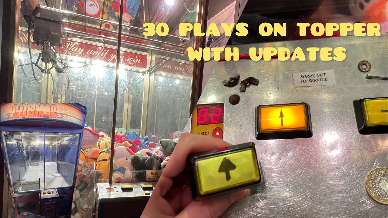 30 Plays On My Claw Machine | 1994 Elaut Topper With Updates - YouTube