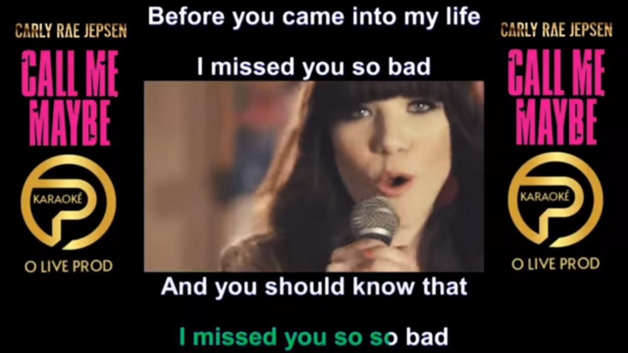 Call Me Maybe - Carly Rae Jepsen - Karaoké sans voix (avec voix guide ...