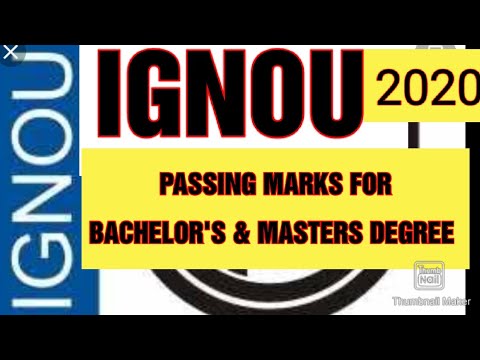 IGNOU PASSING MARKS IN THEORY/PRACTICAL/ASSIGNMENT//PASSING MARKS FOR ...