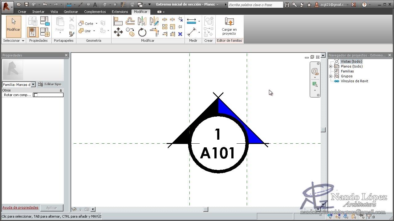 Revit: Extremo de Sección - Section Head - YouTube