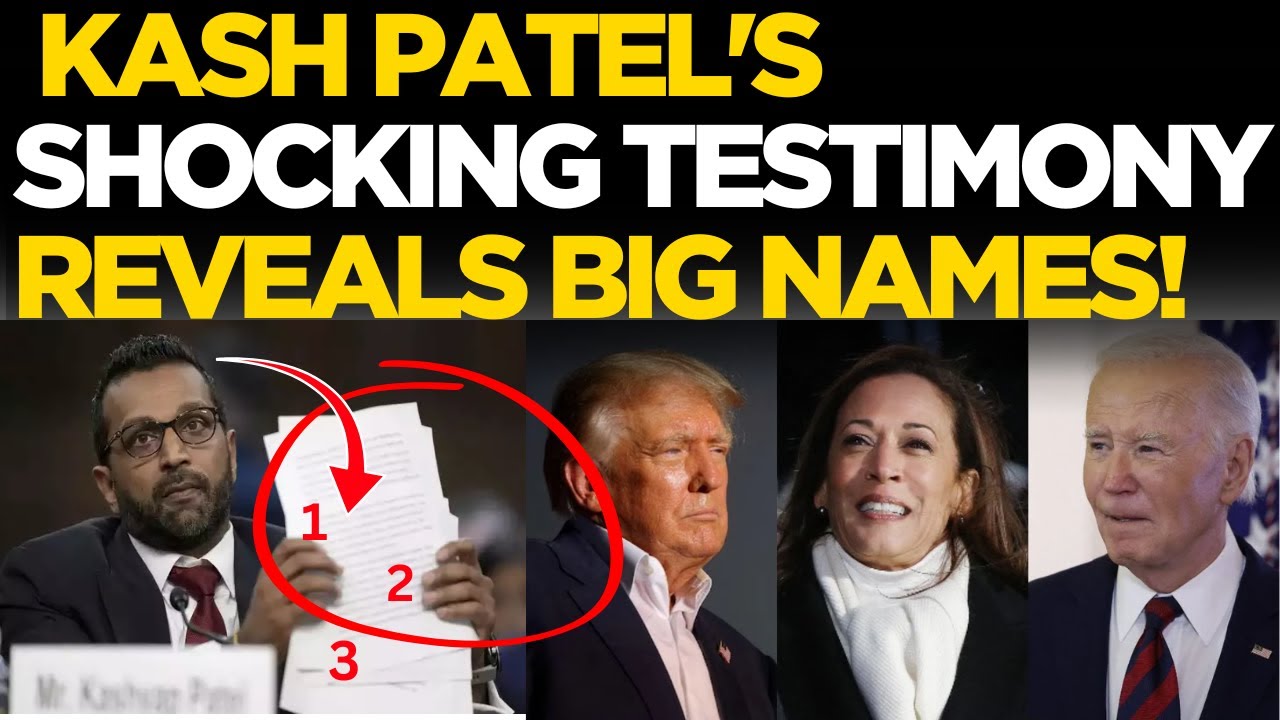 LIVE | Kash Patel Makes SHOCKING Revelation On His ‘Enemies List’ At ...