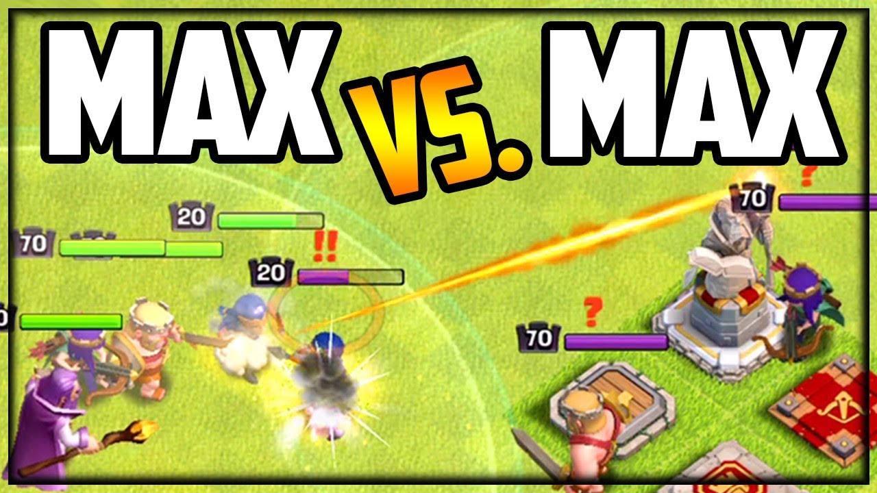 MAX vs. MAX Town Hall 13 Villages CLASH in Clash of Clans! - YouTube