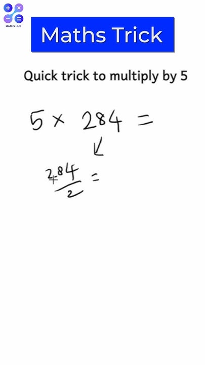 Multiply any Number 5 | Multiplication trick - YouTube