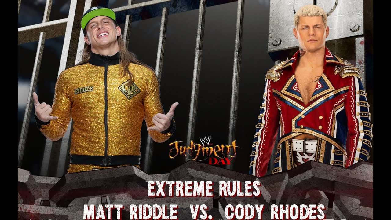 WWE Judgment Day 2024: Matt Riddle vs Cody Rhodes in a Extreme Rules ...