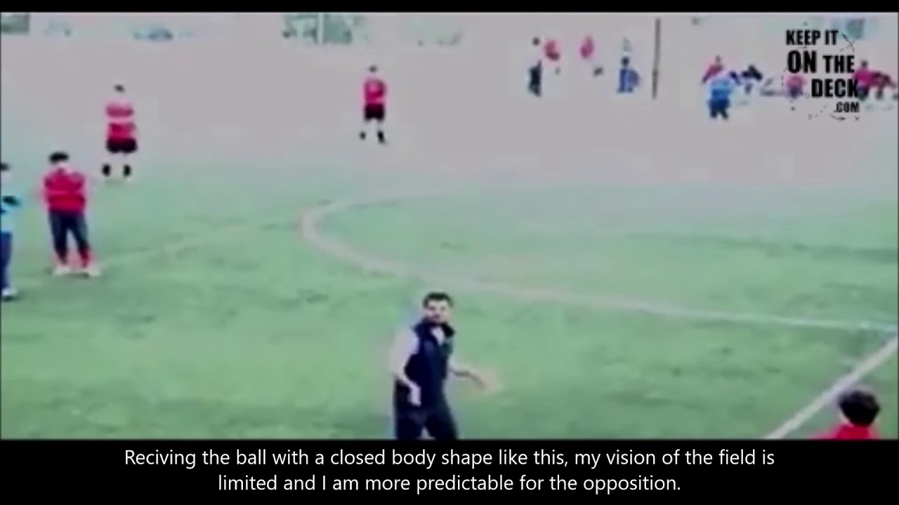 Pep Guardiola - Coaching Open Body Shape - YouTube
