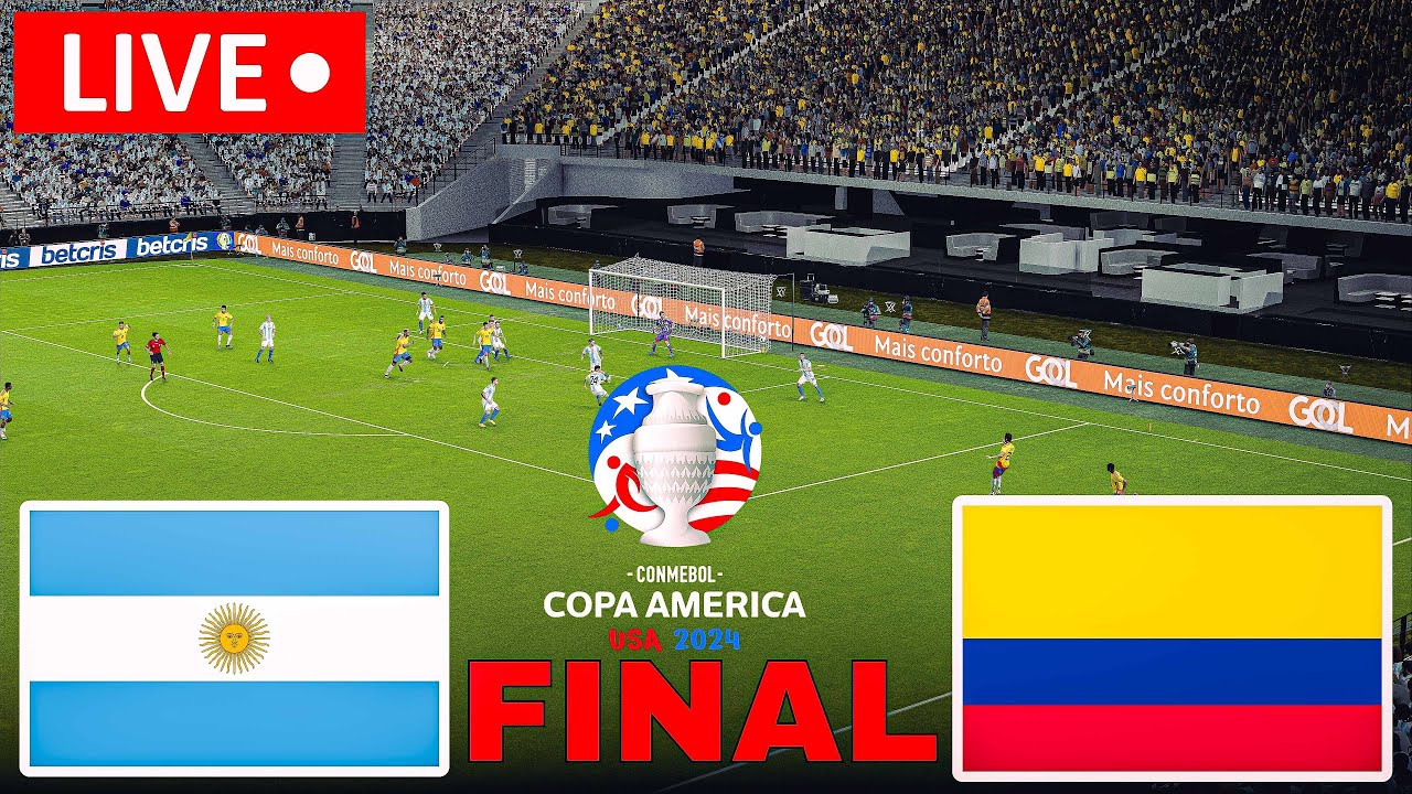 🔴🔴LIVE🔴🔴 | ARGENTINA X COLOMBIA | COPA AMERICA 2024 - FINAL | MATCH ...