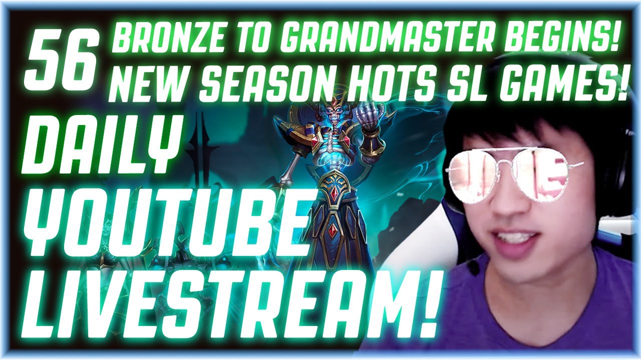 Bronze to Grandmaster Begins! New Season HOTS SL Games! - YouTube