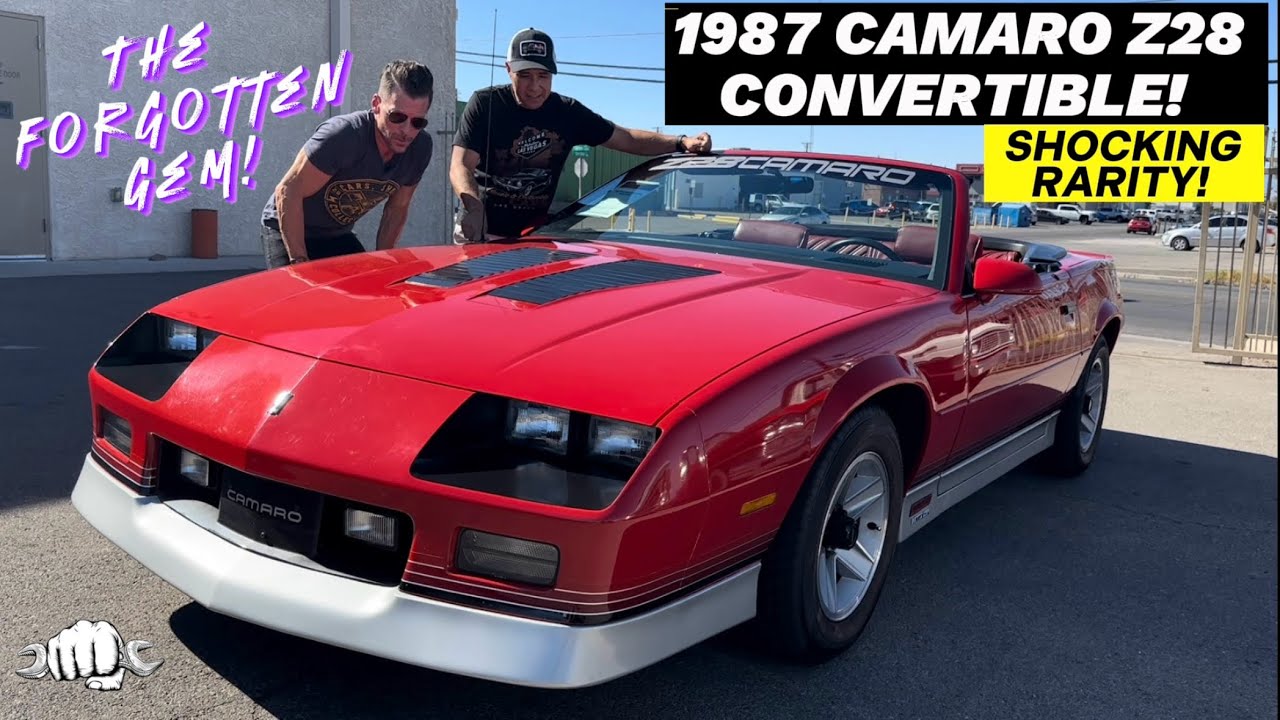 TOP DOWN, VALUE UP! 1987 Camaro Z28 Convertible's Skyrocketing Appeal ...