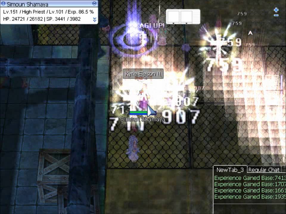 Rebirth RO - Random Priest Leveling in Catacombs - YouTube