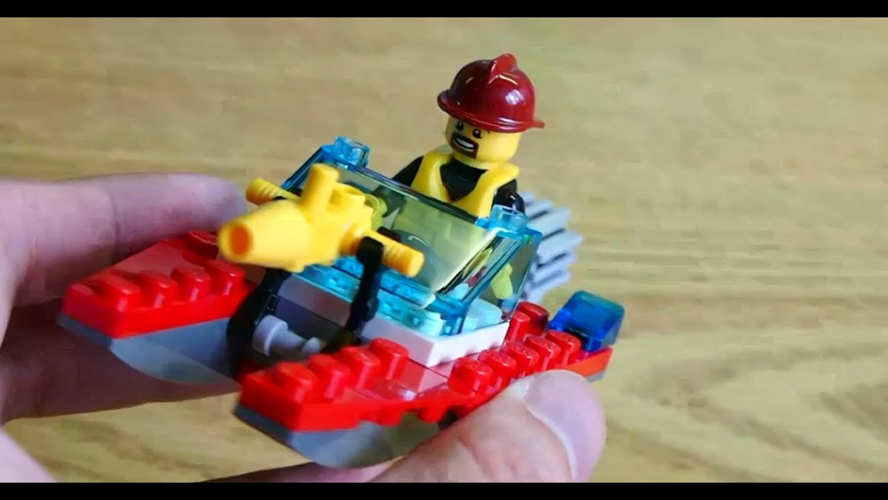 LEGO City 30220 Fire Speedboat 樂高 LEGO 30220 - YouTube