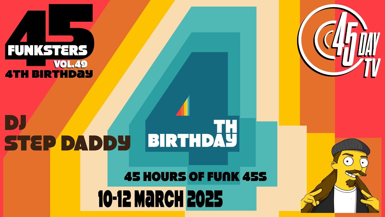 DJ StepDaddy | Funk, Breaks, Samples | 45 Funksters 4th Birthday - YouTube
