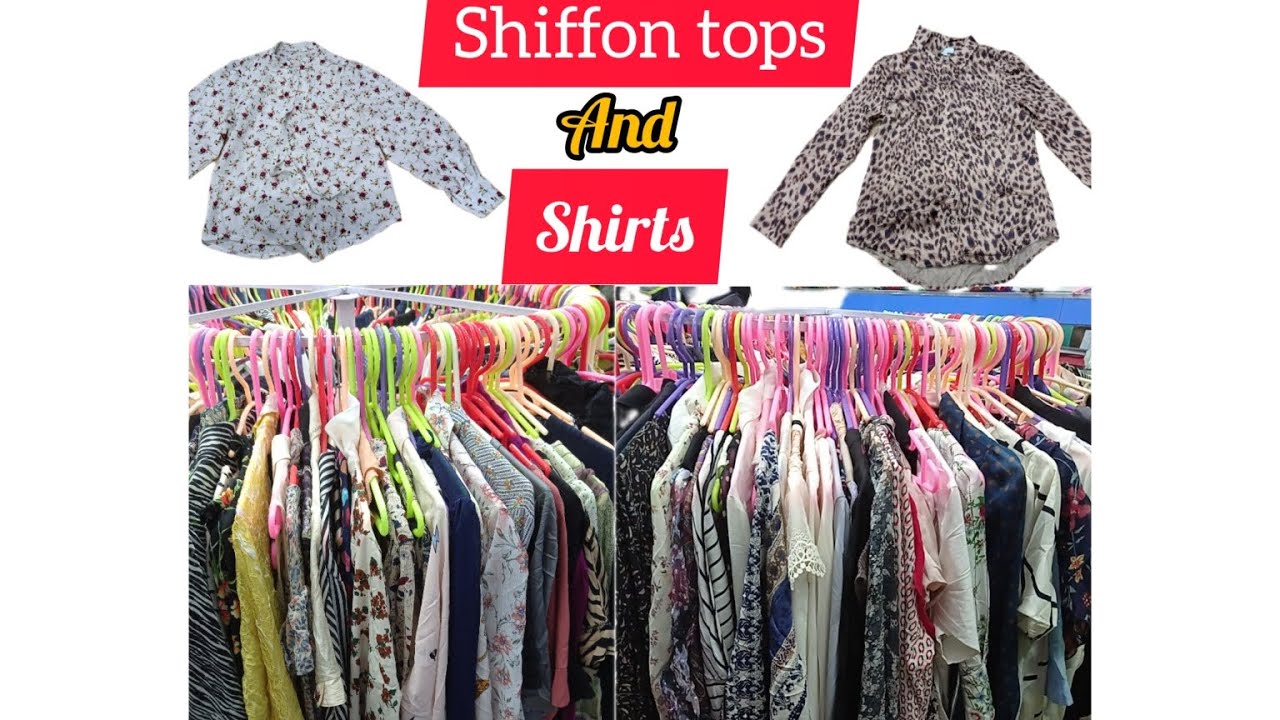 shiffon tops n shirt #shiffontops #shiffonshirt #secondhandshiffontops ...
