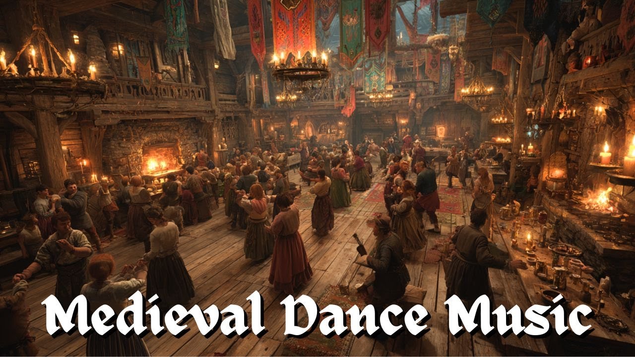 Medieval Dance Music | Lively Fantasy Tavern Music & Ambience for ...