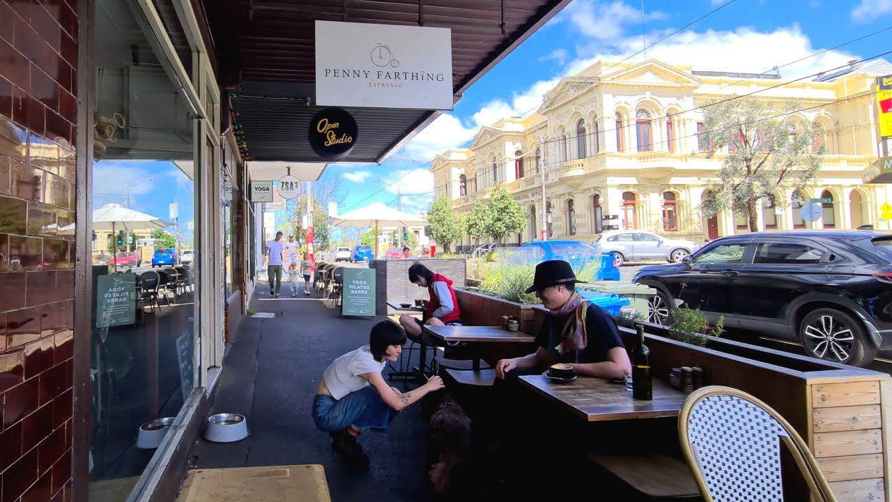 Northcote Melbourne Suburb Walking Tour. High Street. Australia 4K ...