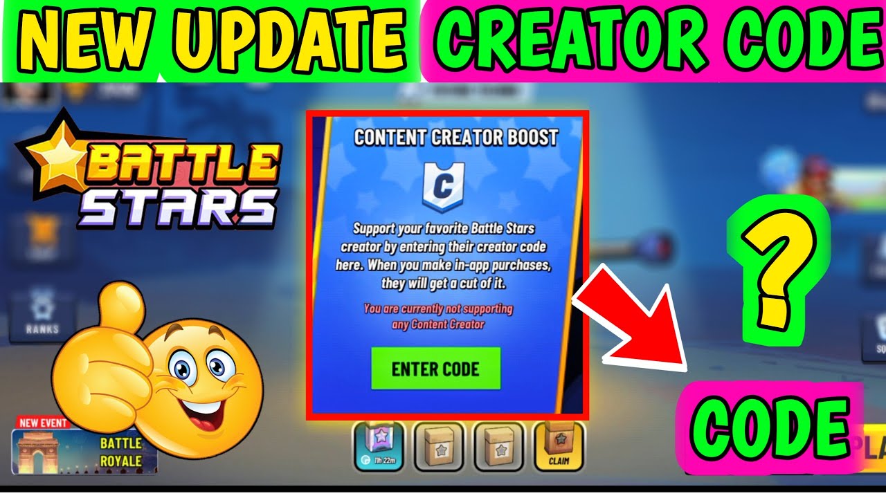 Battle Stars New Update || Battle Stars Code Event || Battle Stars ...