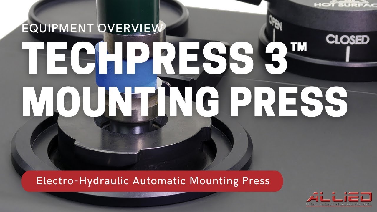 TechPress 3™ Mounting Press - Allied High Tech Products - YouTube