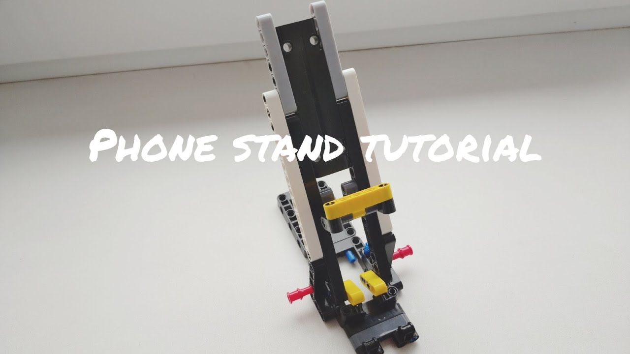 Lego technic phone stand tutorial. Lego phone stand. Lego technic idea ...