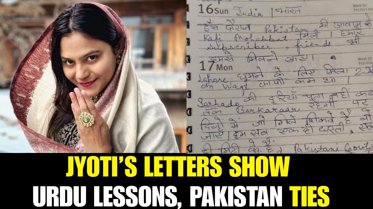 Jyoti’s Letters Reveal Urdu Lessons, Emotional Ties With Pakistan ...