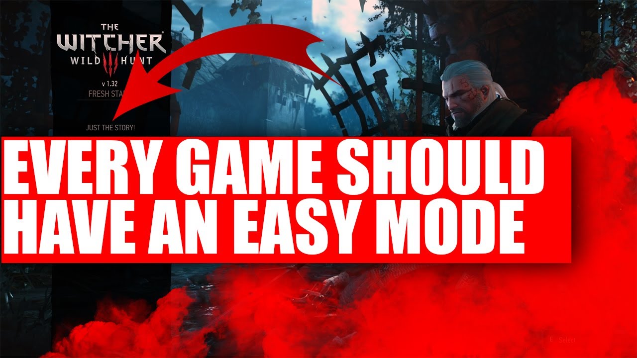 Why Every Video Game Should Have an Easy Mode - YouTube