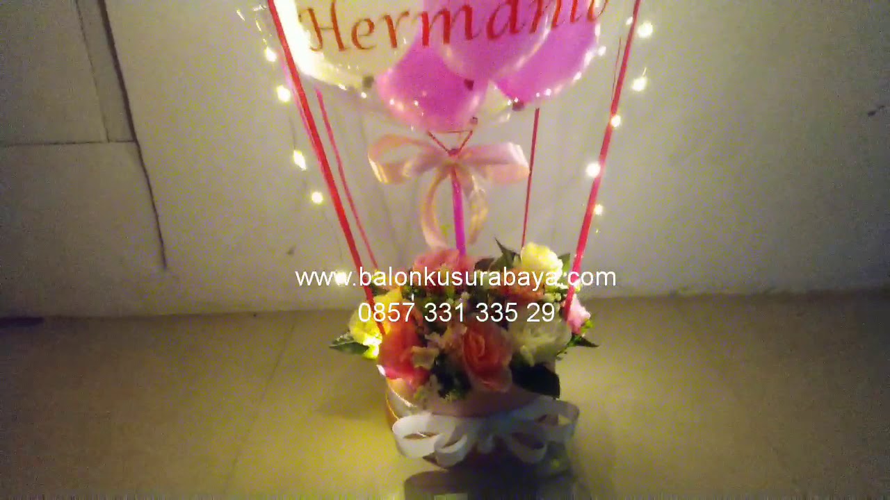 Parcel Balon buket balon kado ulang tahun pacar, Teman, sahabat hot air ...