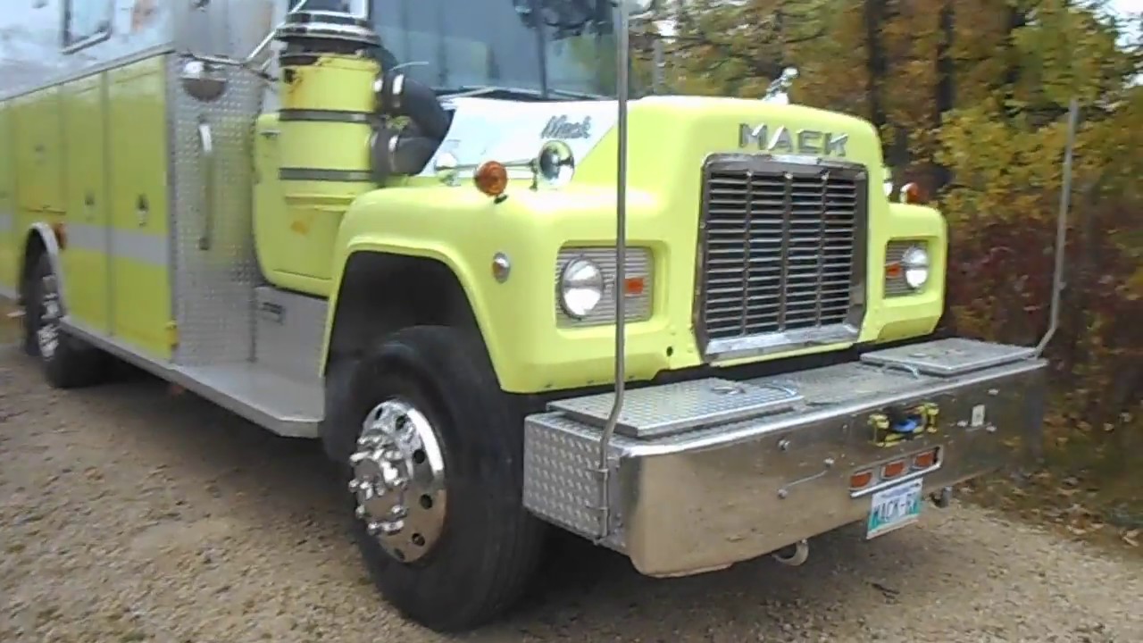 Fire Truck Motor-Home By Mack - YouTube