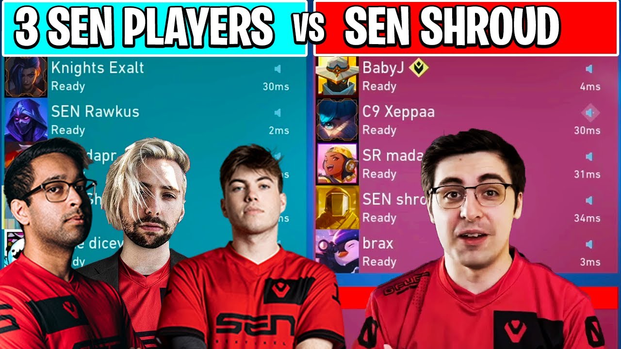 SHROUD PLAYS VALORANT PRO 10 MANS AGAINST SEN SHAHZAM , SEN DAPR AND ...