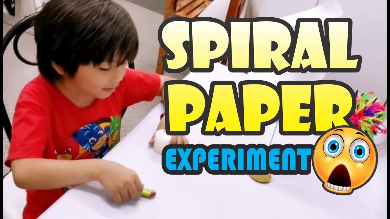 Spiral Paper Experiment - School Science experiment - YouTube