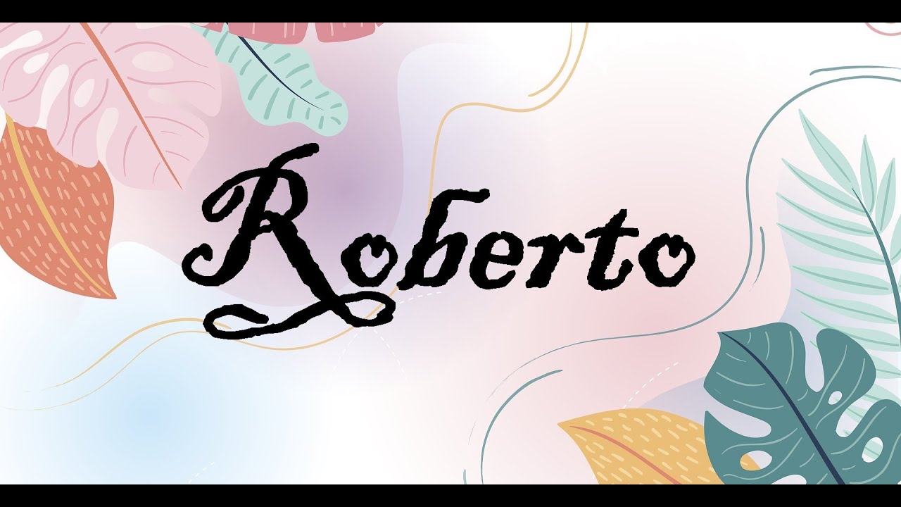 ROBERTO Significato e origine del nome - YouTube