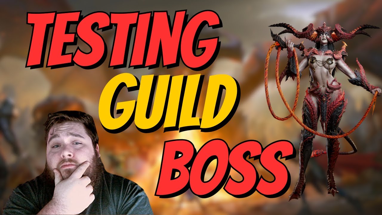 TESTING NEW GUILD BOSS TEAM | WATCHER OF REALMS - YouTube
