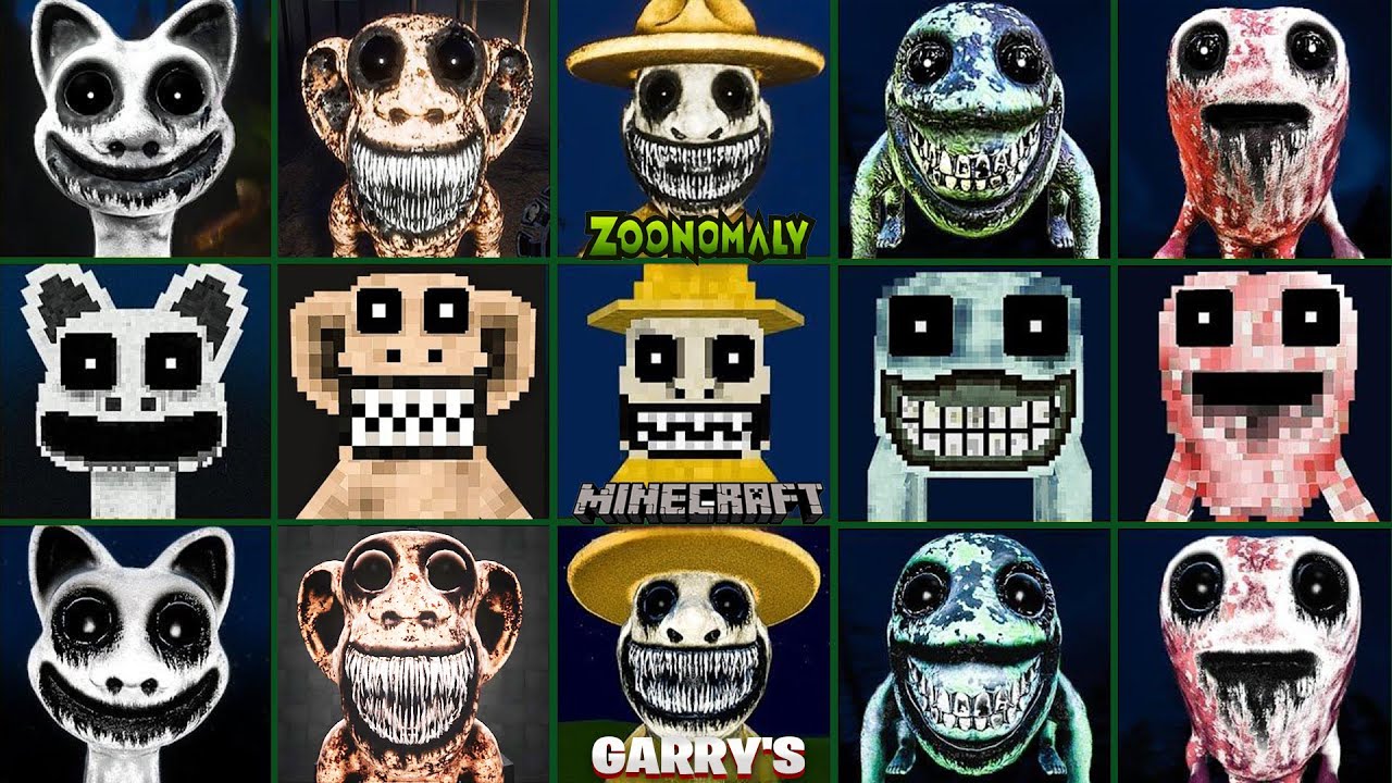 All JUMPSCARES in Zoonomaly to MINECRAFT to Garry's Mod! #4 - YouTube