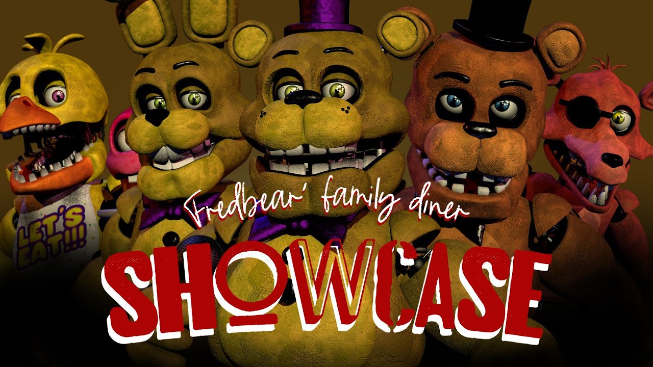 C4D | Fredbear's Family Diner Models Showcase - YouTube