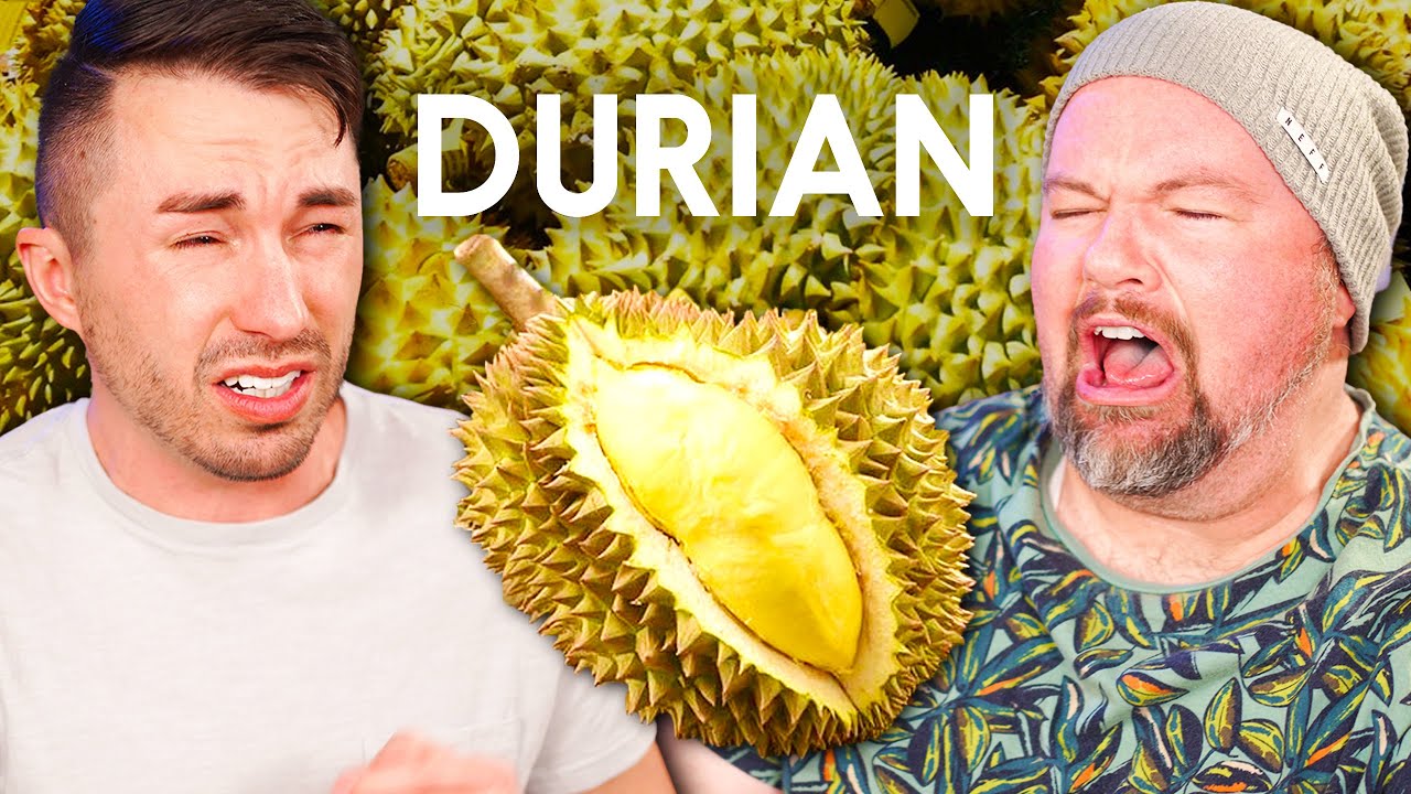 Men Try Eating Durian Fruit for the First Time - The World's Smelliest ...